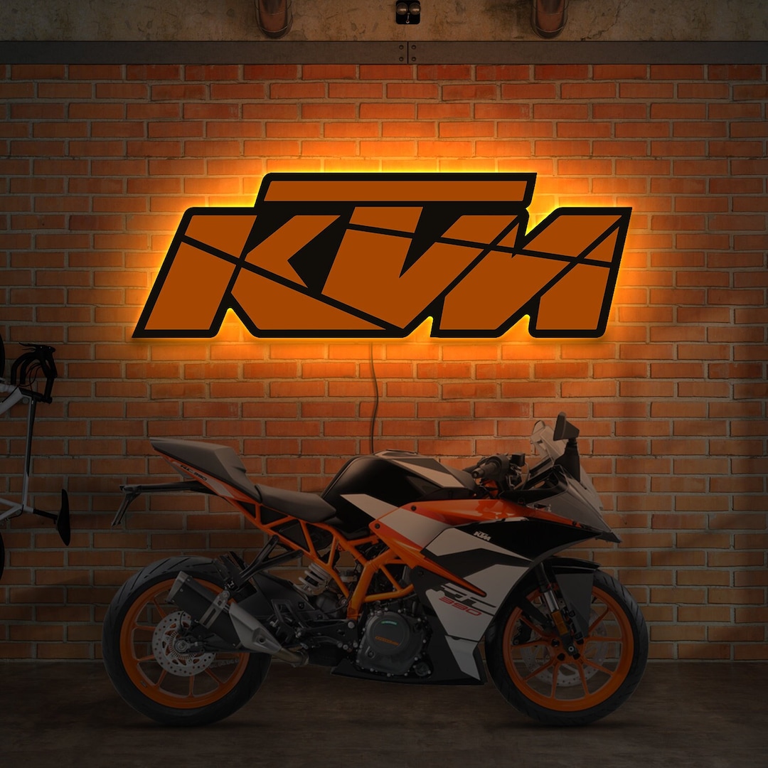 KTM Led Sign, KTM Neon Sign, Ktm Racing Sign, Motorcycle Neon Sign ...