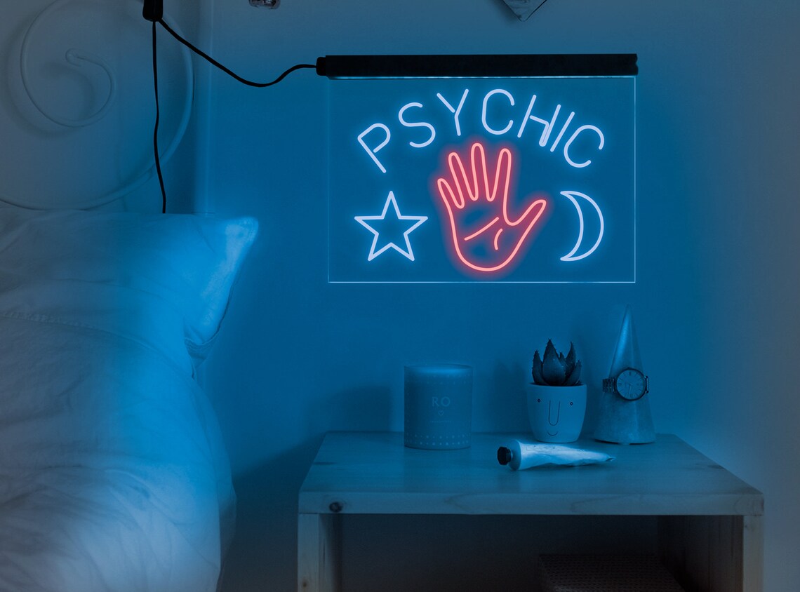Psychic Neon Signpsychic Led Signpsychic Light Signpsychic - Etsy