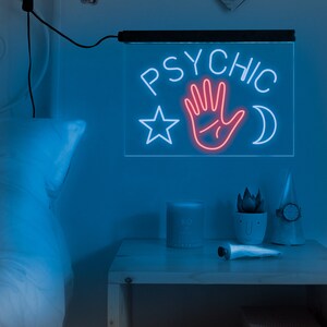 Psychic Neon Sign,psychic Led Sign,psychic Light Sign,psychic Reading ...