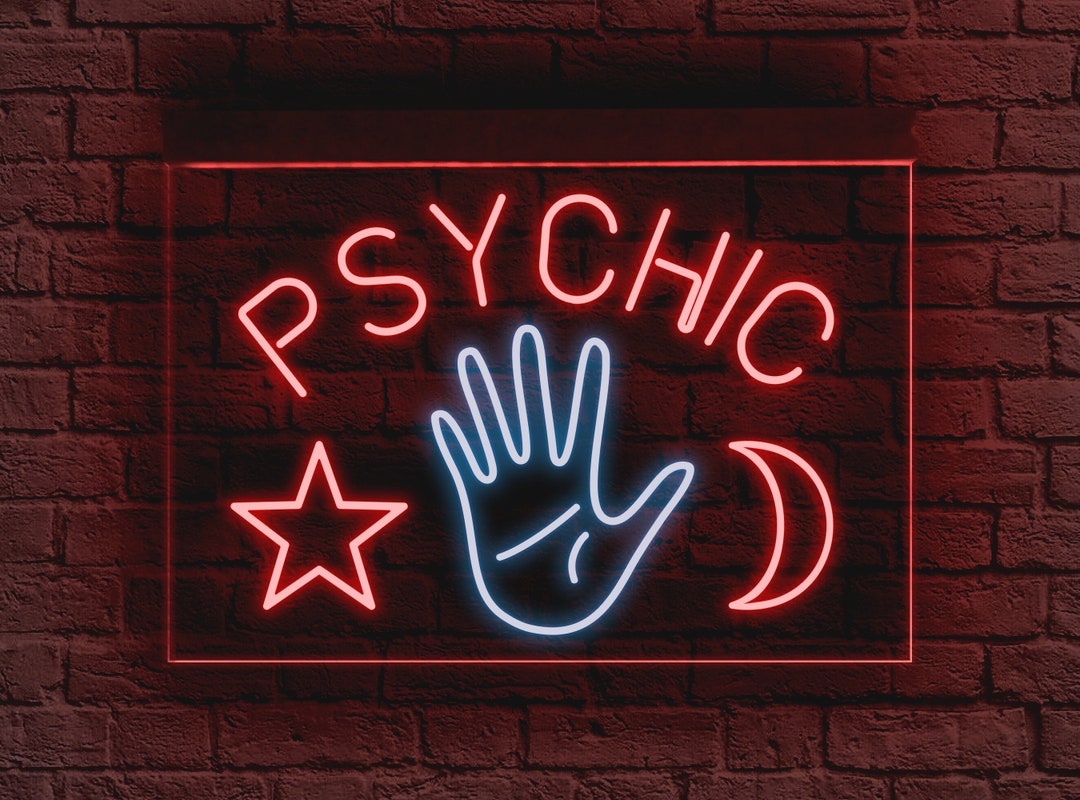 Psychic Neon Sign,psychic Led Sign,psychic Light Sign,psychic Reading ...