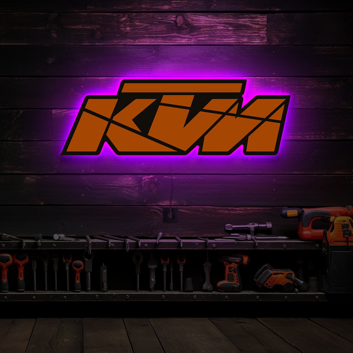 KTM Led Sign, KTM Neon Sign, Ktm Racing Sign, Motorcycle Neon Sign ...