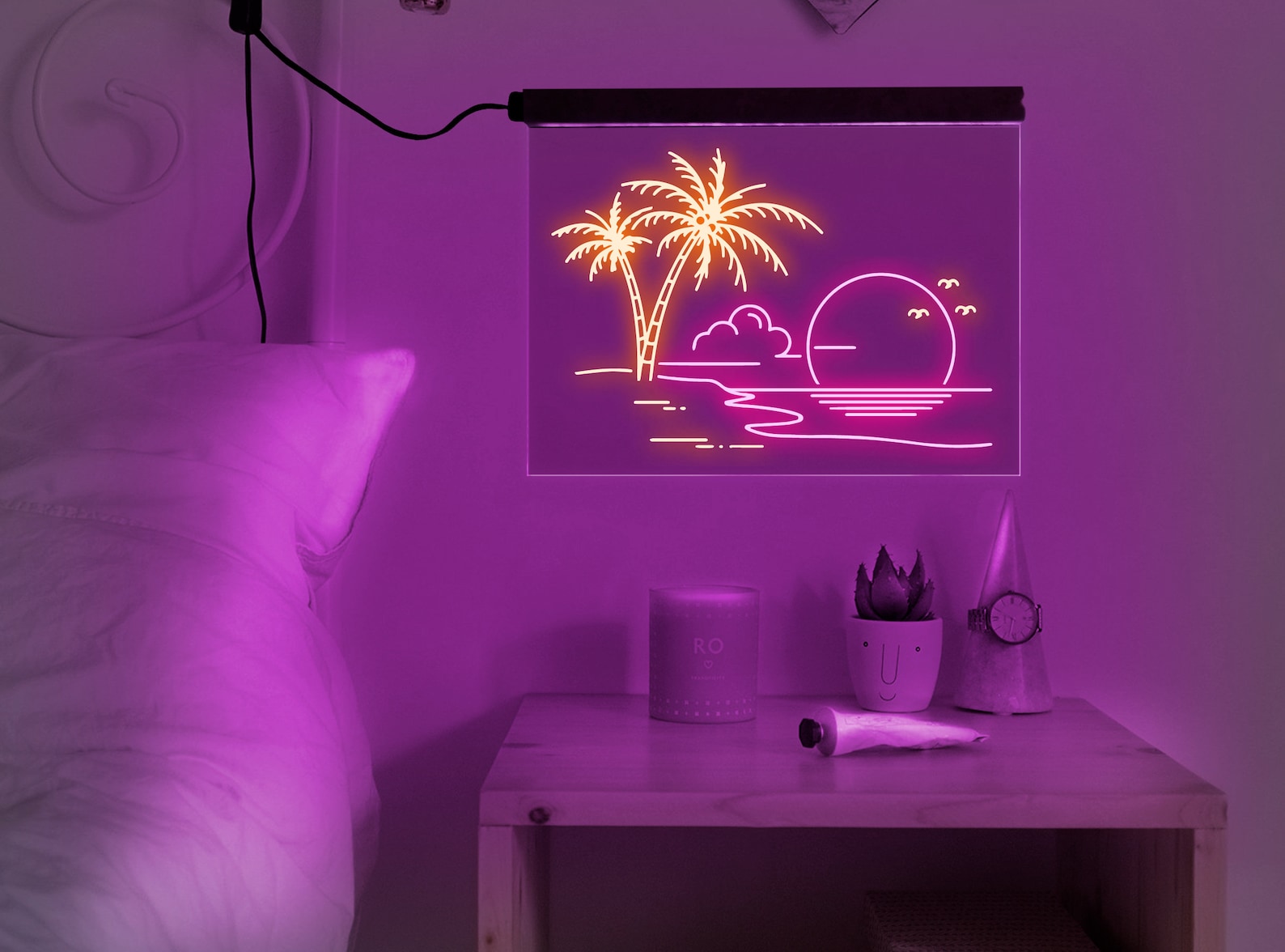 Sunset Neon Sign, Sunset Neon Light, Sunset Light Sign, Sunset Led Sign ...