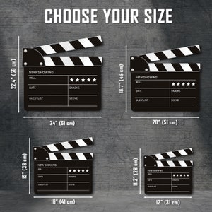 Clapperboard Led Sign, Movie Clapper Board, Home Cinema Neon Sign, Movie Director Gifts, Lights ...