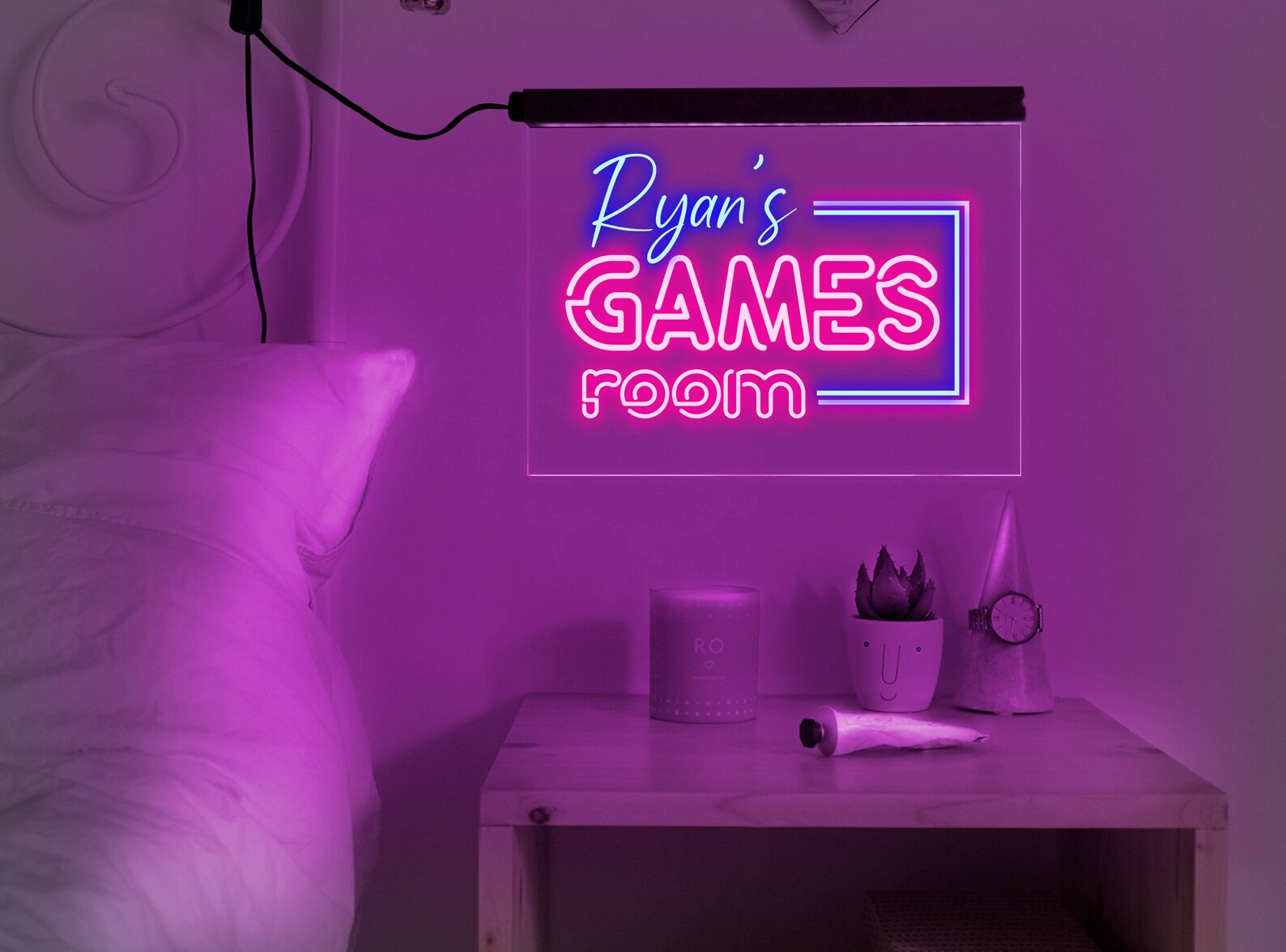 Game Room Neon Sign, Gamer Room Led Sign, Game Room Light Sign, Game ...
