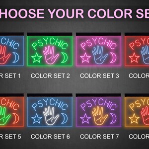 Psychic Neon Sign,psychic Led Sign,psychic Light Sign,psychic Reading ...