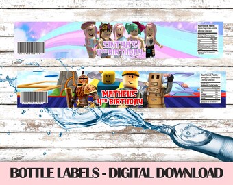 Roblox Bottle Labels | Etsy