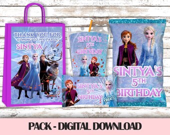 Frozen Party Pack | Etsy
