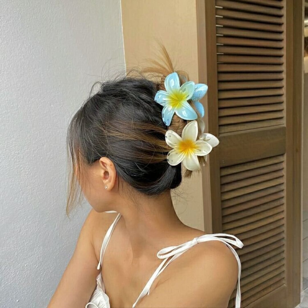 Hibiscus Claw Clip Pinterest, Tropical Beach, Hawaiian Claw Clip ...
