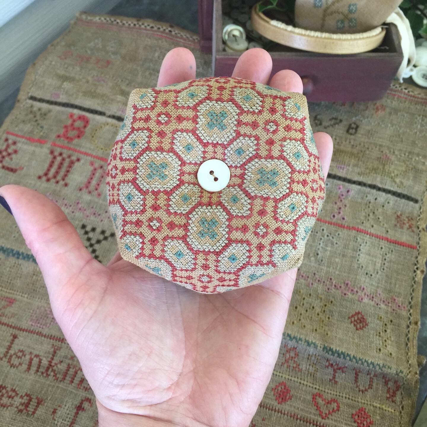 PDF FILE *hannah’s Sampler Biscornu - Etsy