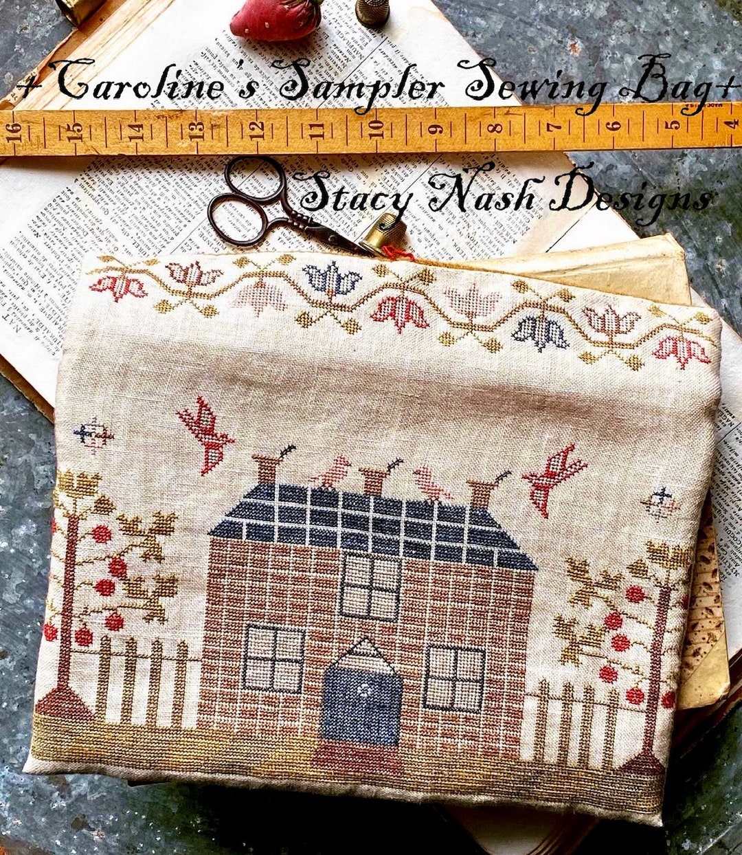 PDF File* Caroline's Sampler Sewing Bag Pattern - Etsy Australia