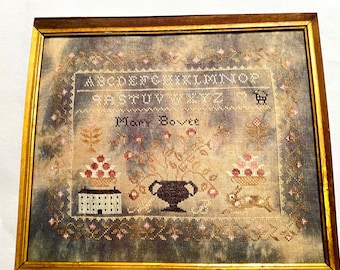 PDF FILE snippets of Mary Barres Sampler Medium Sewing Tray & | Etsy