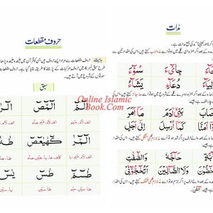 Qurani Qaida or Noorani Qaida (urdu Language) by Muhammad Idris - Etsy