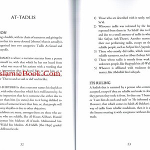 Mustalah Al-hadith the Rules and Terminology of the Science of Hadith ...