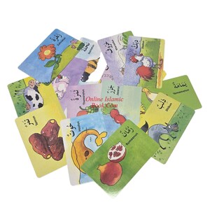 Arabic Alphabet Flash Cards - Etsy