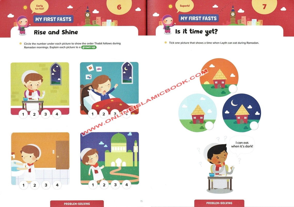 Ramadan Activity Book for Little Kids Ages 5 Plus - Etsy