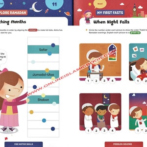 Ramadan Activity Book for Little Kids Ages 5 Plus - Etsy