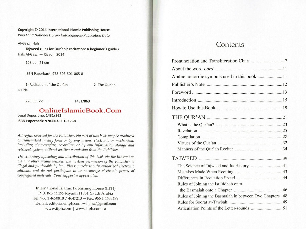 Tajweed Rules for Qur'anic Recitation: A Beginner's Guide - Etsy