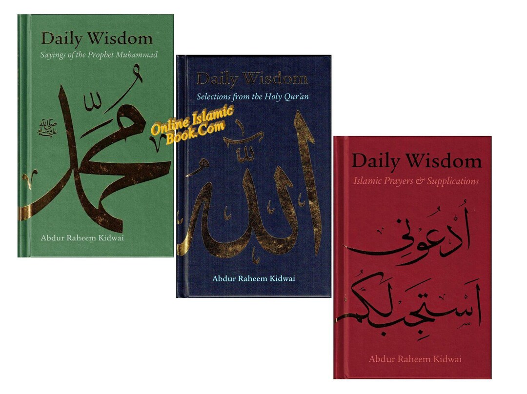 Daily Wisdom Series (3 Book Set) by Abdur Raheem Kidwai - Etsy