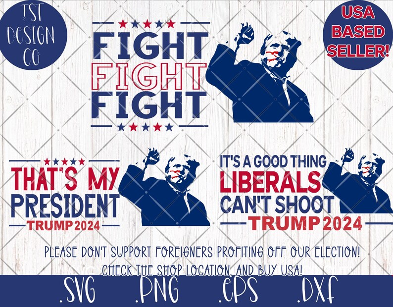 Trump Fight PNG Liberals Cant Shoot 2024 President Election Trump ...
