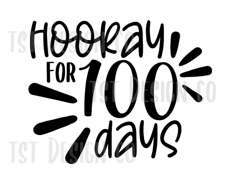 Teacher Svg 100th Day Of School Crafts 100th Day Svg Digital Download