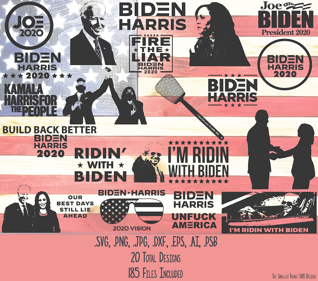 Download Biden Harris Design Bundle Cut Files for Cricut, Silhouette ...