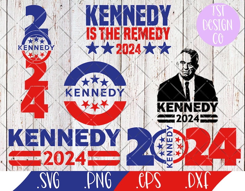 Kennedy SVG 2024 Election PNG Bundle, Kennedy Remedy 24 Independent ...