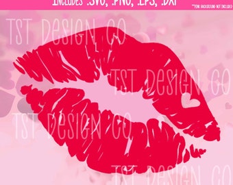 Distressed Lips Svg - Etsy