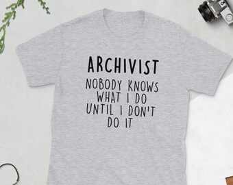 Archivist T Shirt - Etsy