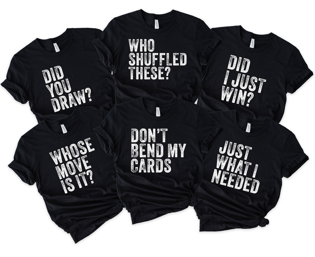 Custom Board Game Night Shirts, Customized Group Tshirts for Games ...