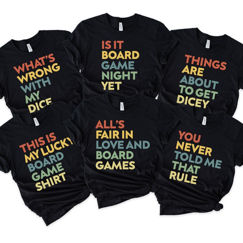 Board Games Christmas Shirt - Etsy UK