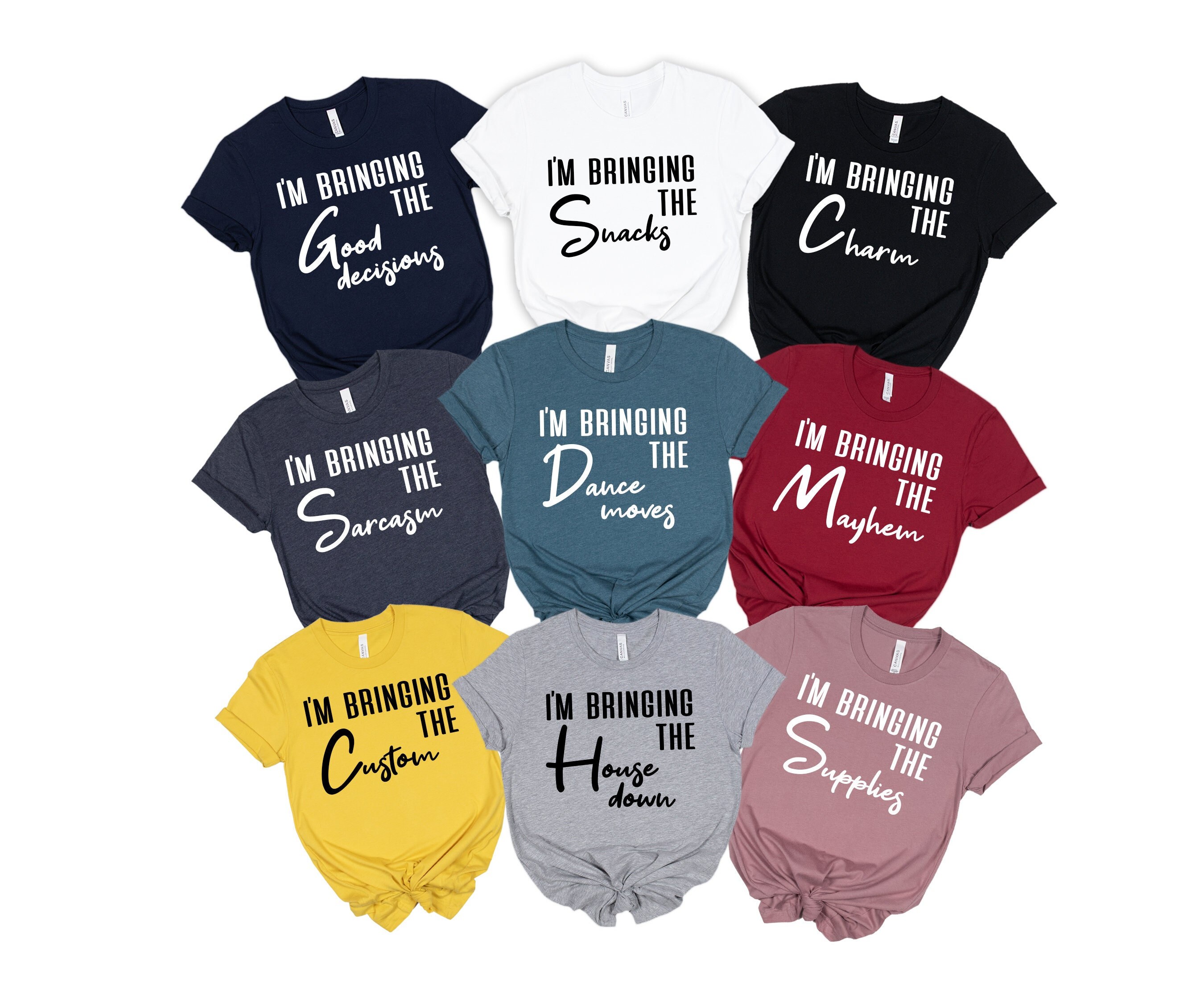 Ill Bring the Bad Decisions, Girls Weekend Shirts, Funny Womens Bday ...