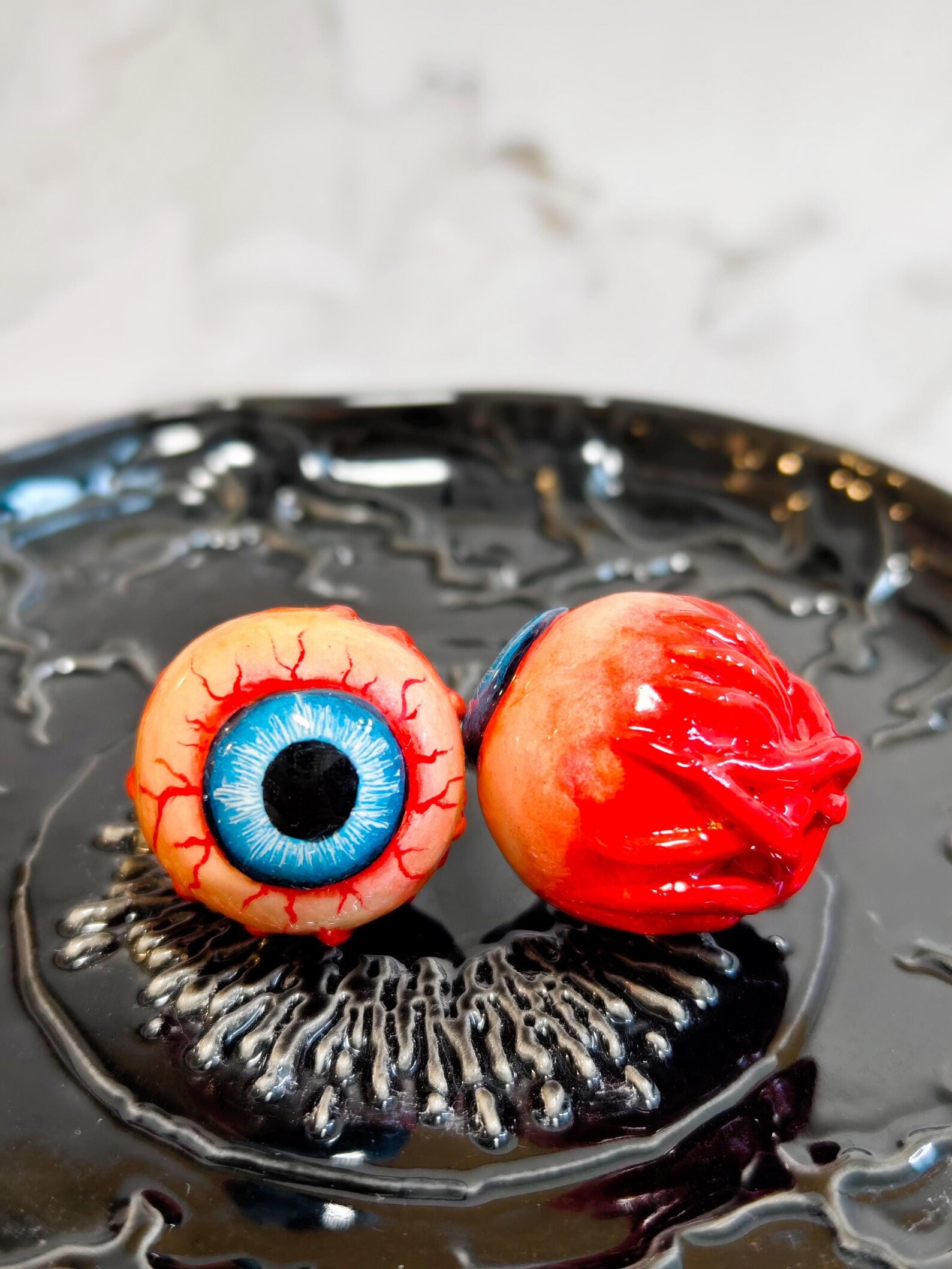 Prop Eyeball With Vessels and Veins | Handcrafted Clay Eyeball Model ...