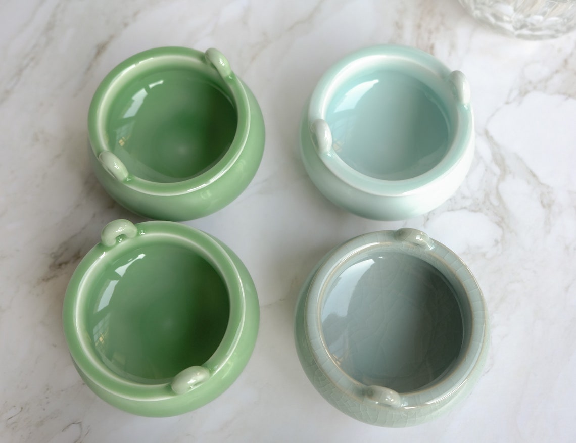 Green Cauldron Altar Decor Celadon Cauldron Altar Decor - Etsy