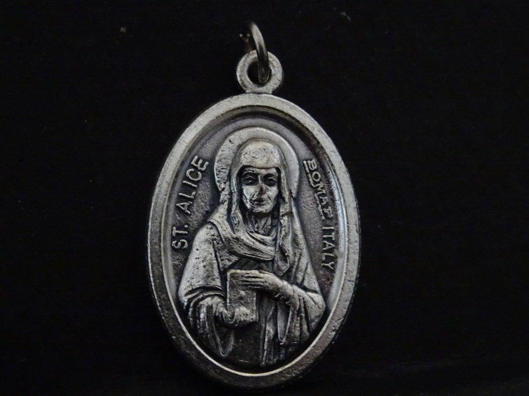 St. Alice Medaille -patron of the Blind and Paralysed Medal - Etsy