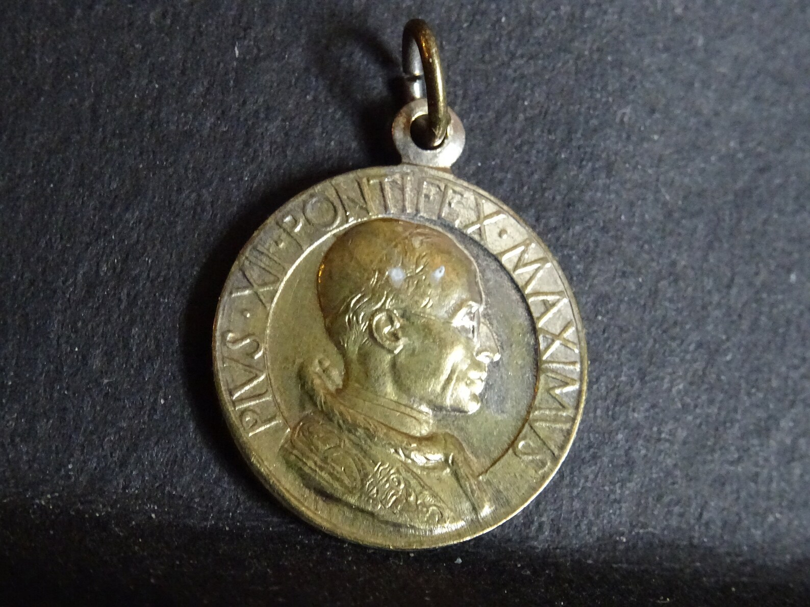 Christian Pope Pius XII, Silver Plated , Medal Medallion Pendent ...