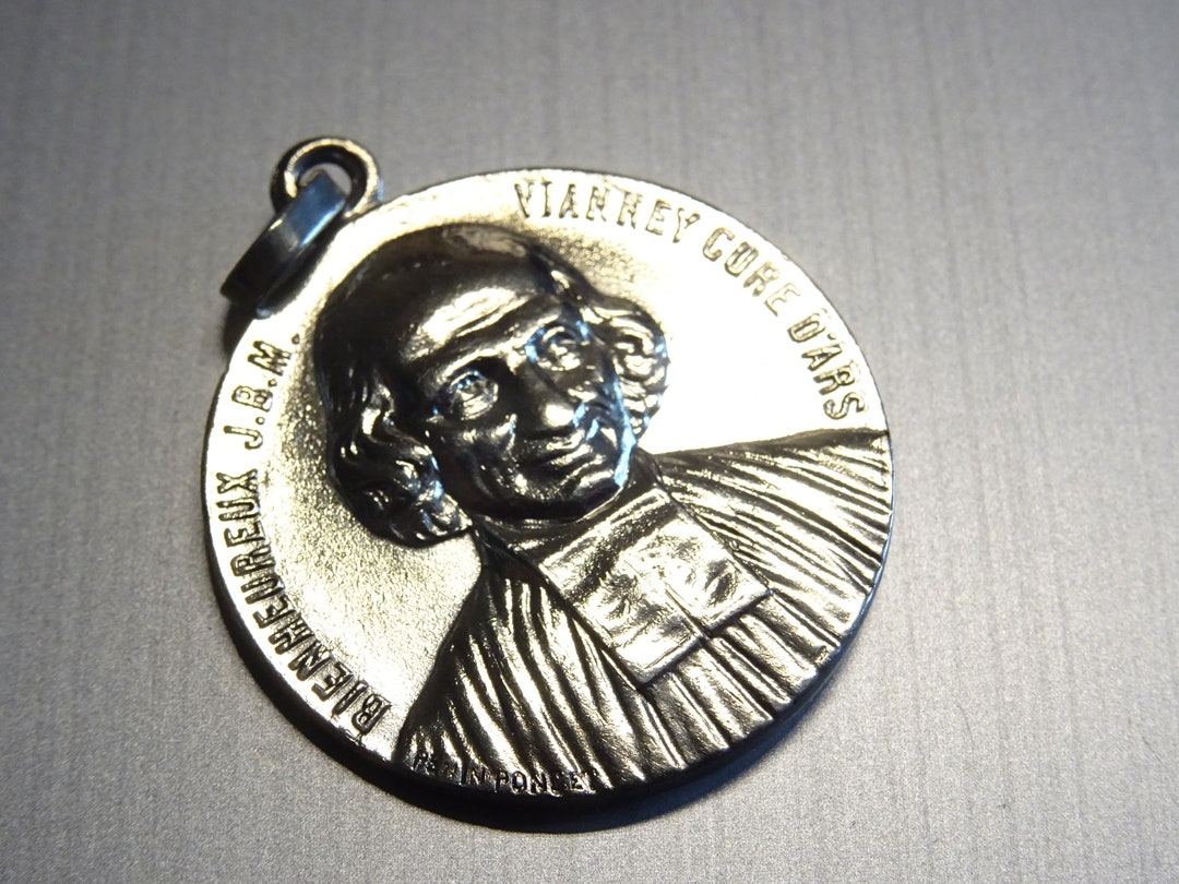 St John Jean Vianney and Pius X Pont Max, Signed Penin Poncet Large ...