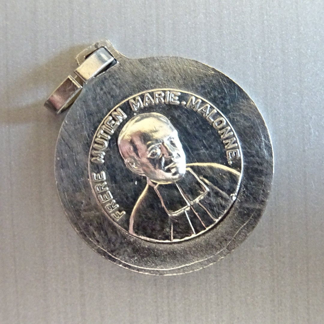 Frère Mutien Marie. the Brother Who Always Pray, Pendant Medallion ...