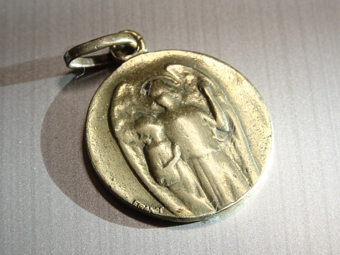 St. Antony. Archangel, France. Medallion Pendent Medal Holy Charm BB ...