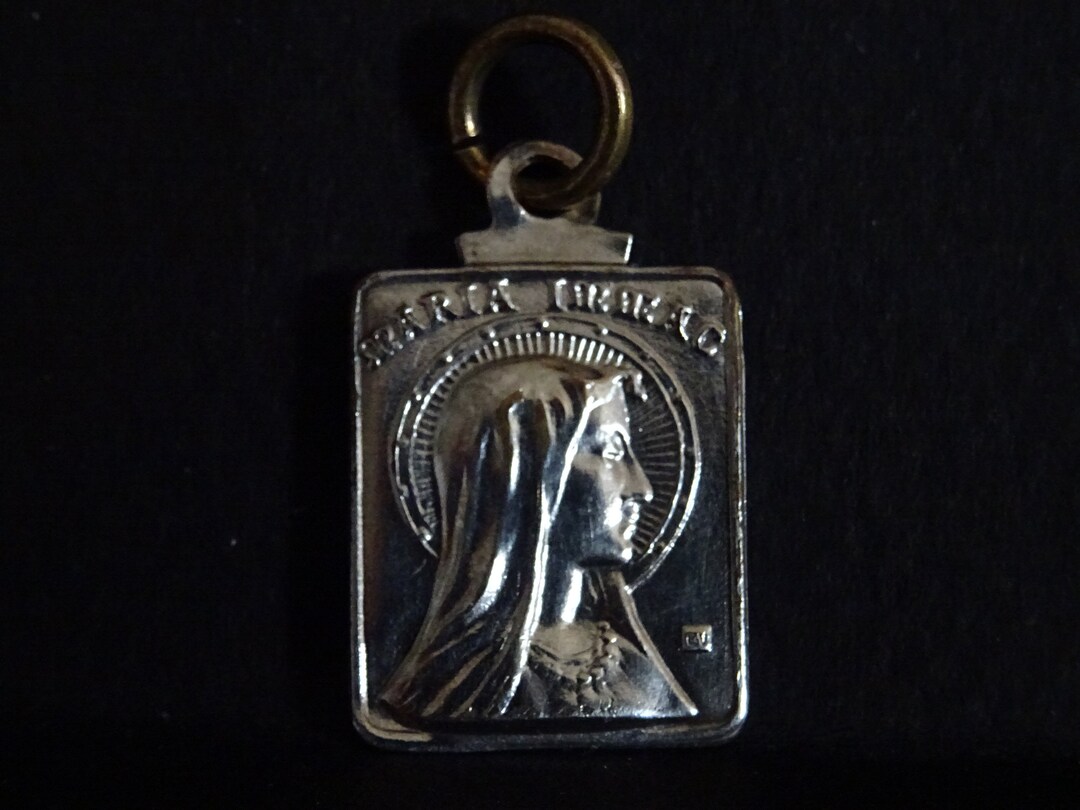 Maria Immac . Pendent Medaille Heiliger Charme P 562 - Etsy Österreich