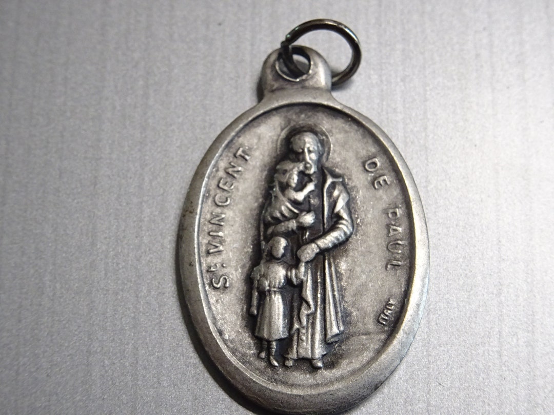St. Vincent De Paul Patron of Charites, Hospitals . Silver Medal ...