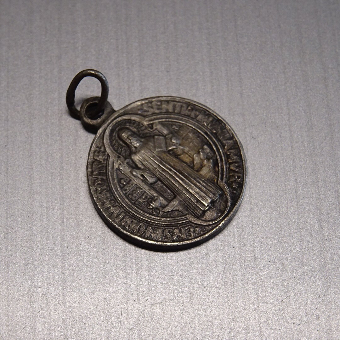 Vintage Saint Benedict Medal: Religious Holy Charm Pendant - Etsy