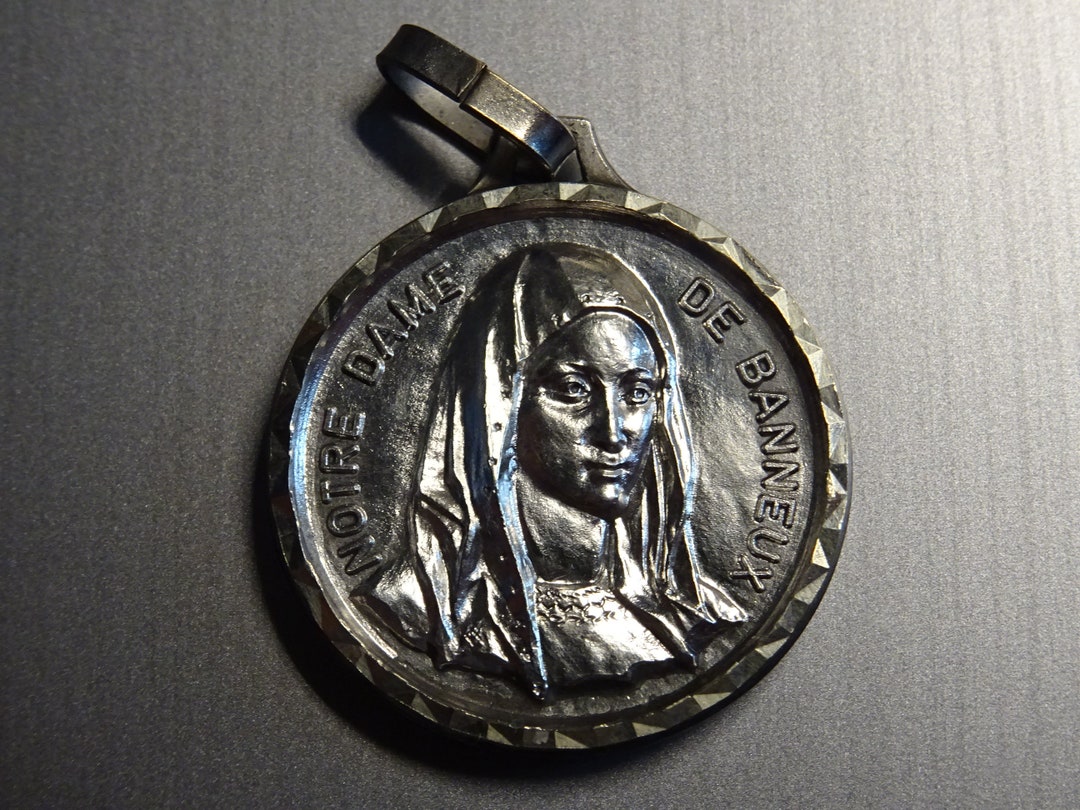 Our Lady of Banneux 'virgin of the Poor' , Pendent Medal Medallion Holy ...