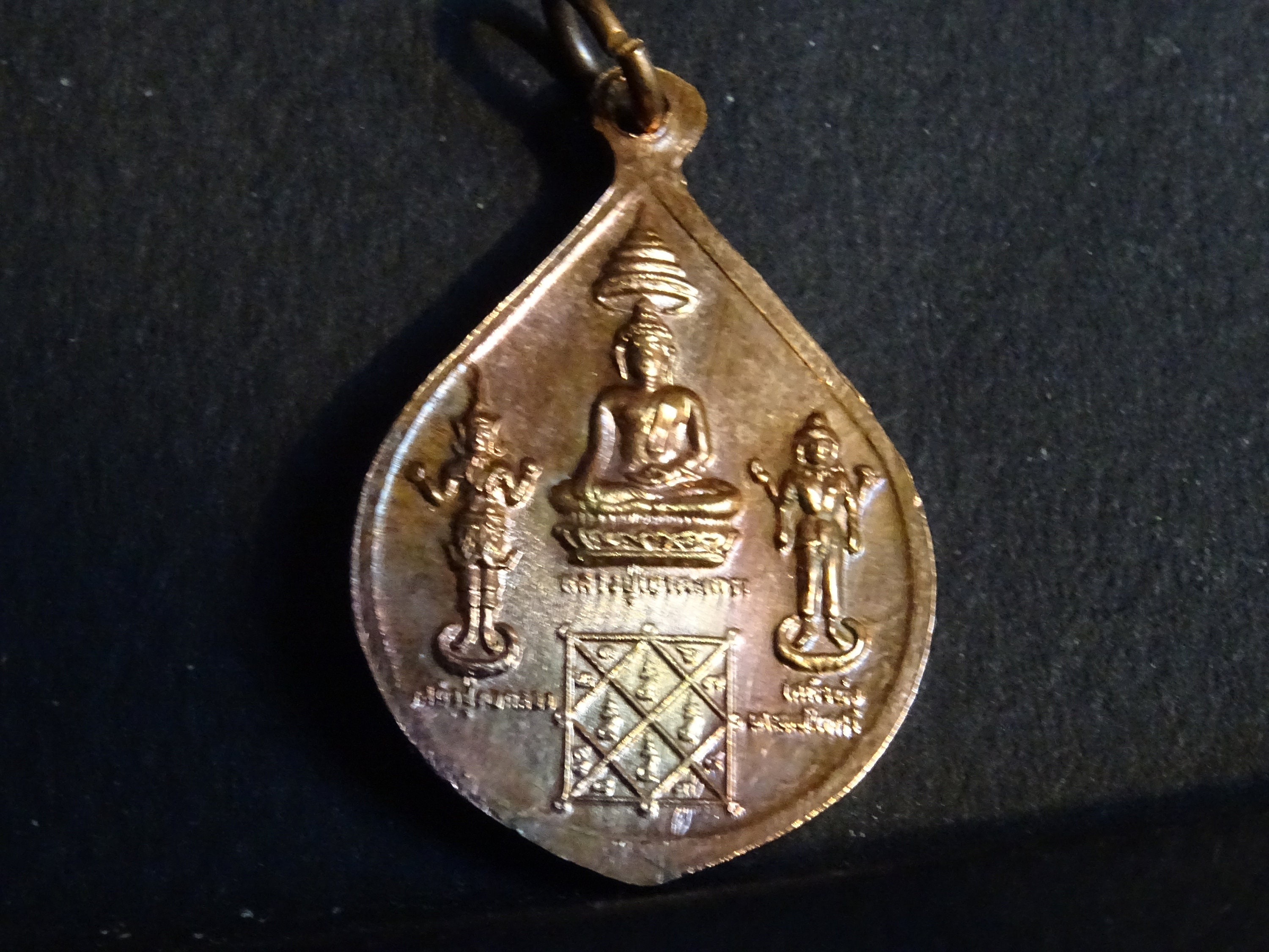 Thai Buddhist Amulet Pendant: Copper Good Luck Charm - Etsy Singapore