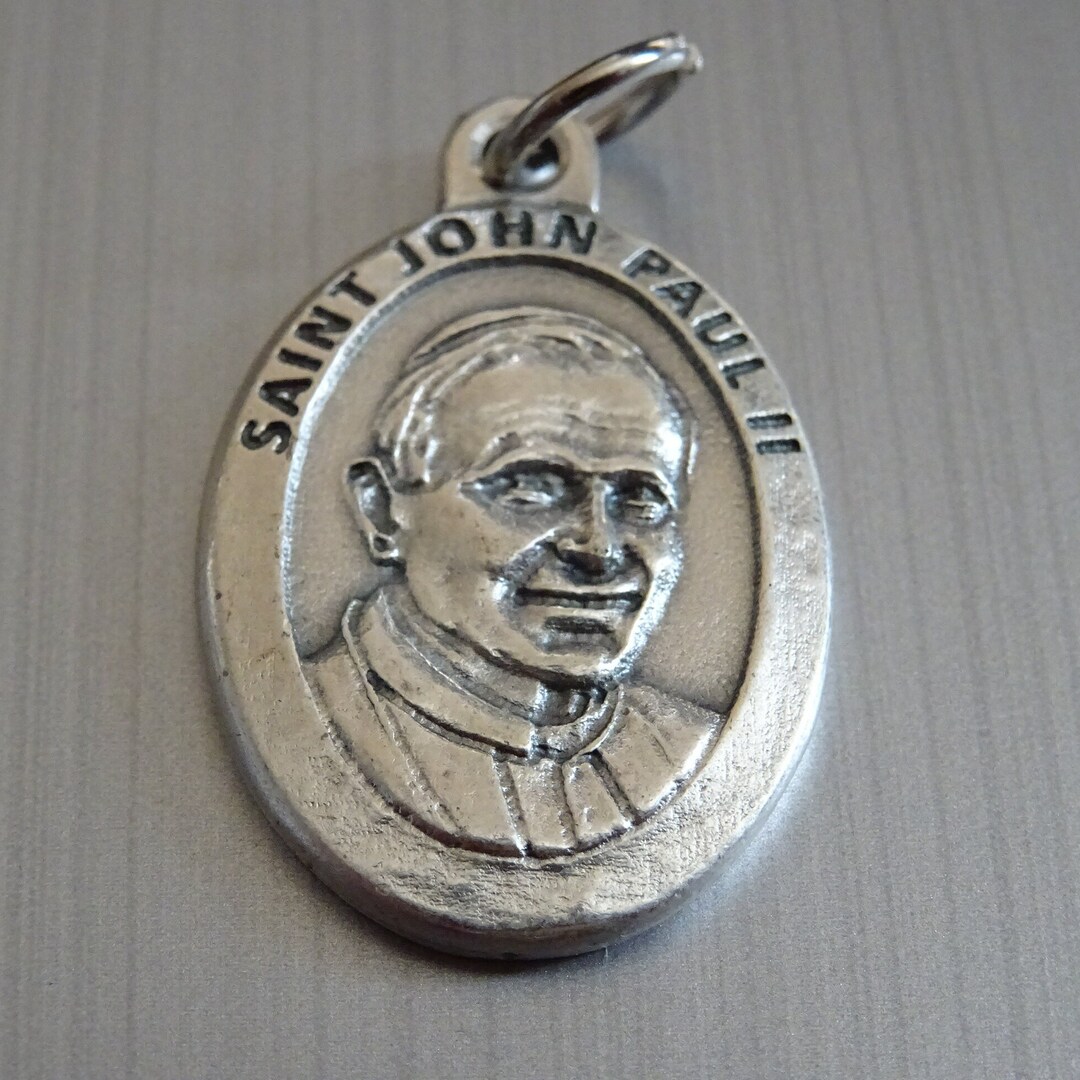 Pope John Paul II. Patron of Catholic Sports . Medal Medallion Pendent ...