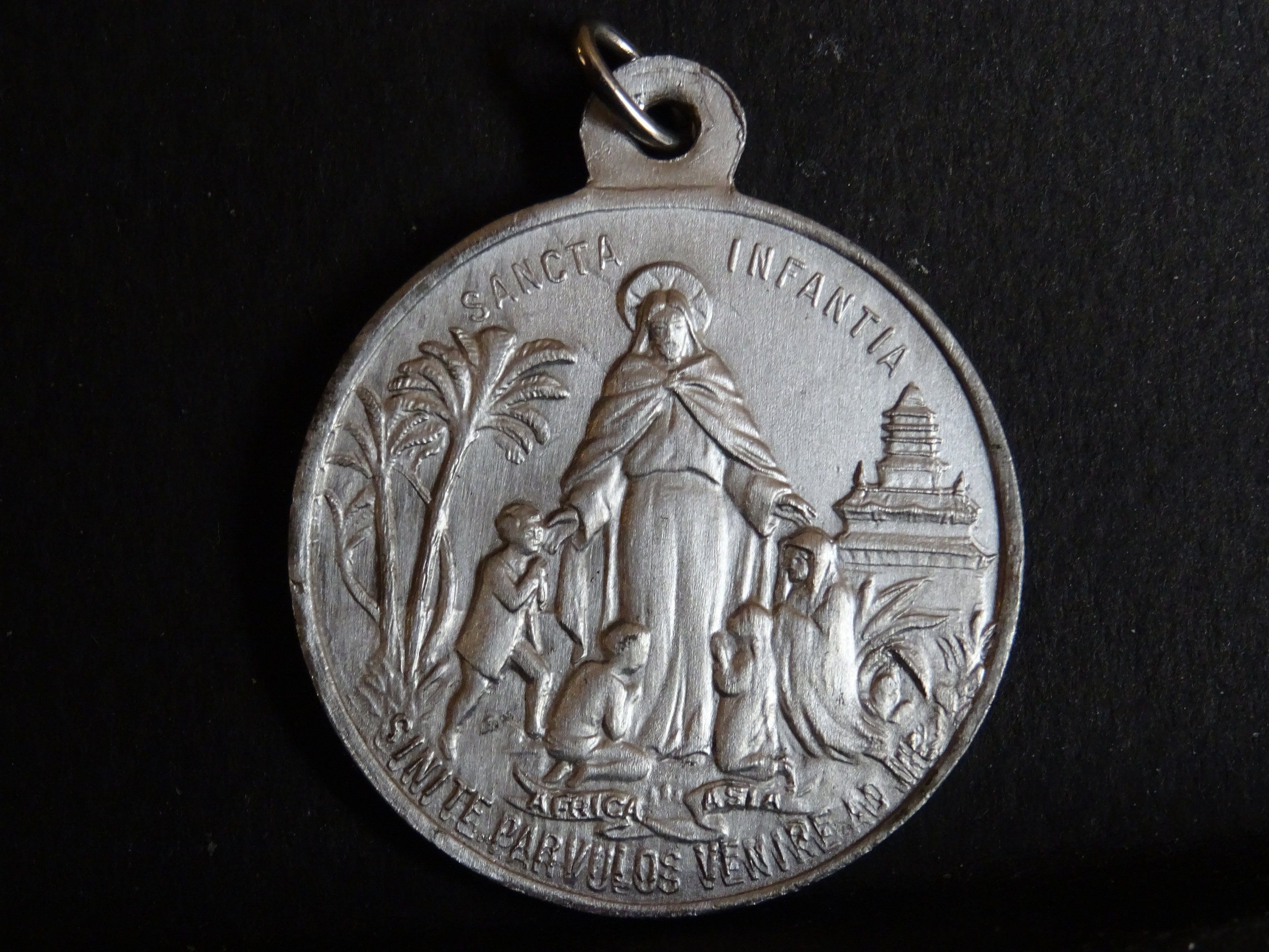 Sancta Infantia Virgin Mary Pray for Children Medal Medaille | Etsy