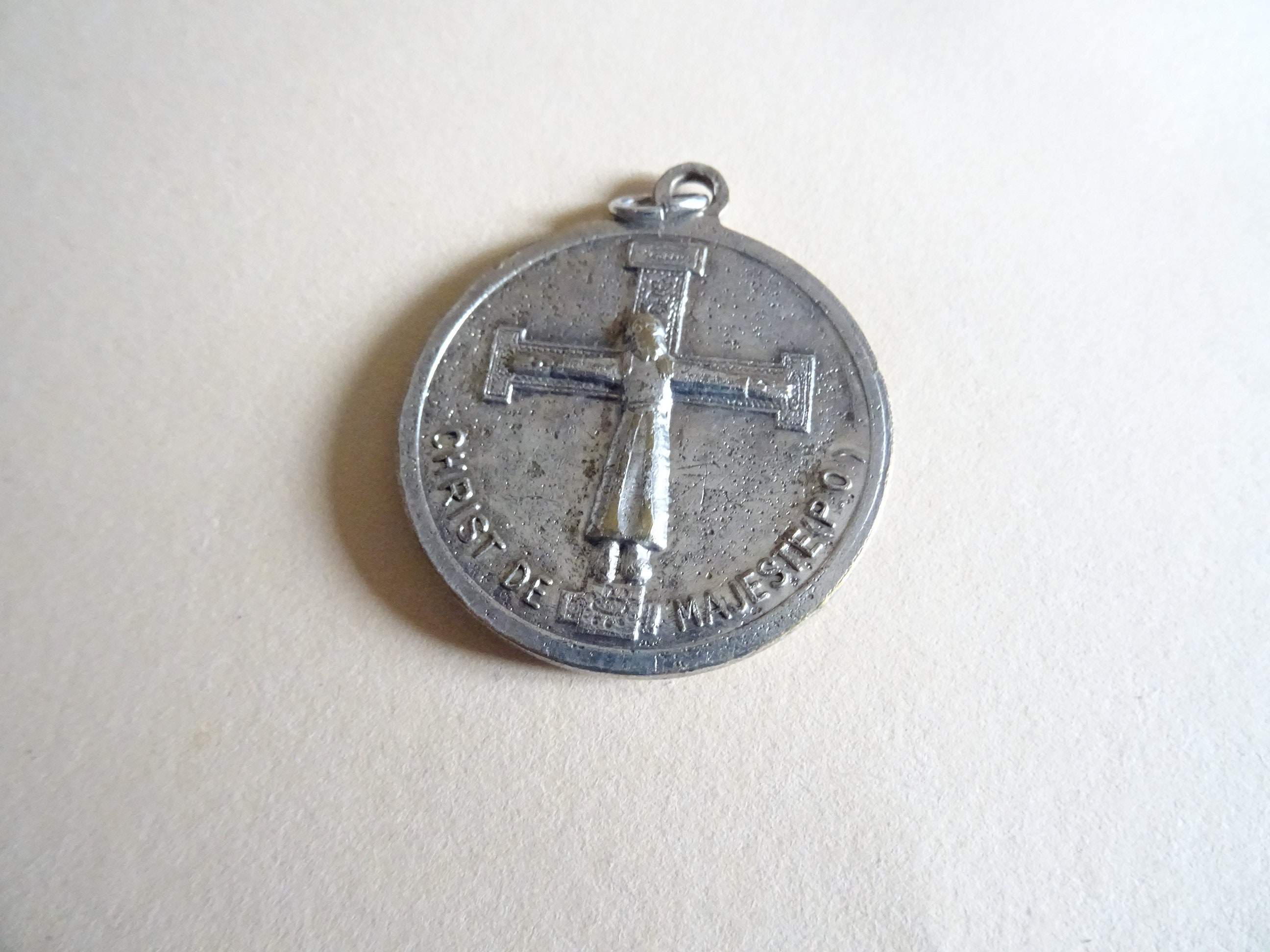 Saint Trinity Father, Son, Holy Spirit. Medal Antique Catholic Pendant ...