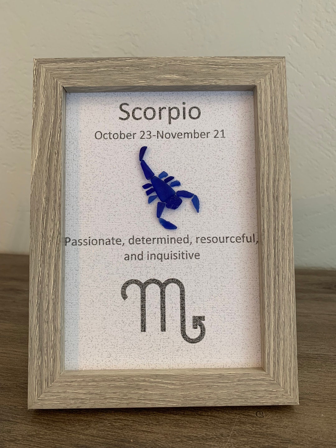 Zodiac Sign Gifts Scorpio, Scorpio Gift, Scorpio Wall Art, Scorpio ...