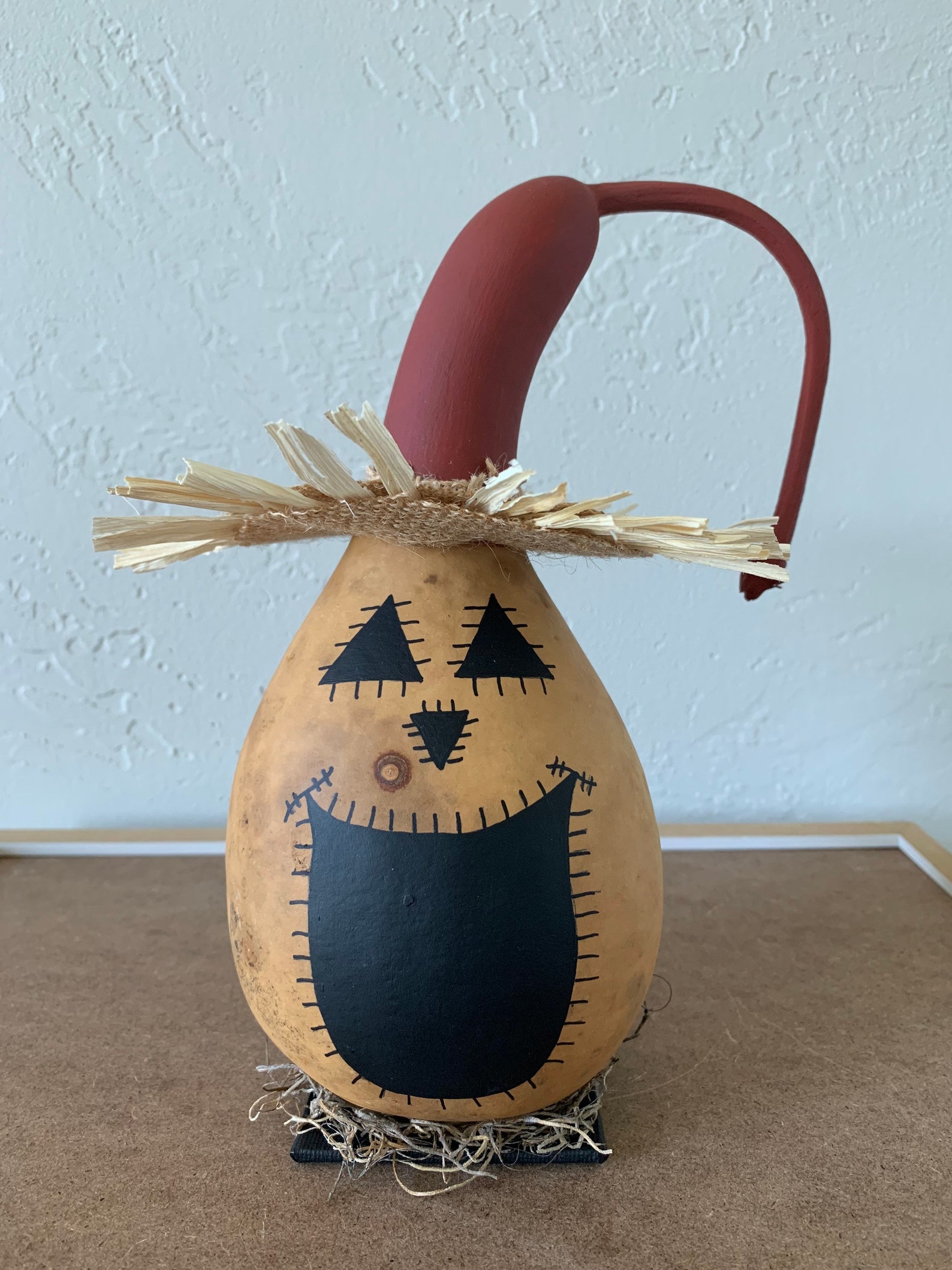 Scarecrow Gourd, Scarecrow Decor, Fall Scarecrow - Etsy