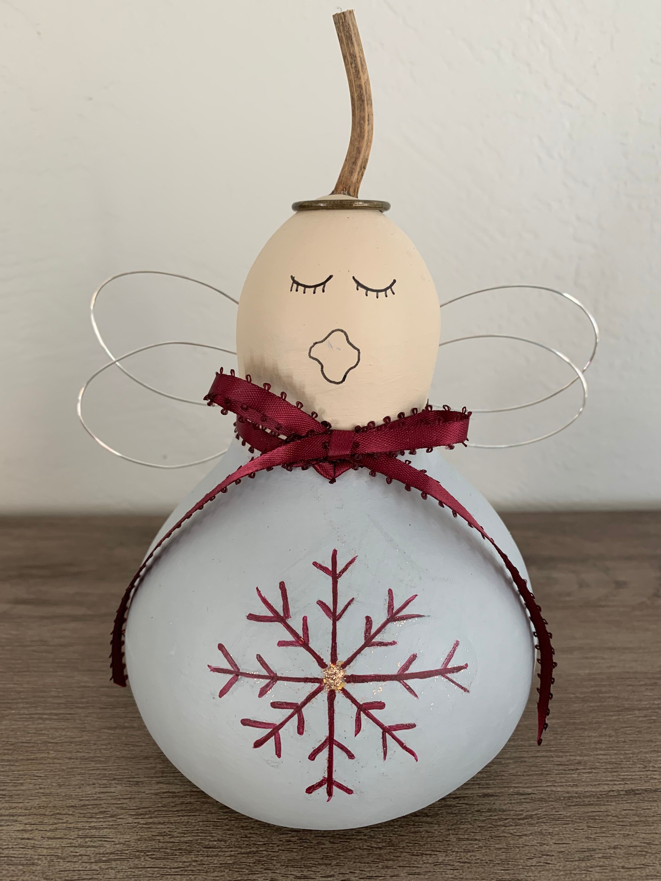 Angel Gourd, Angel Figurine, Angel Decor, Angel Gift - Etsy