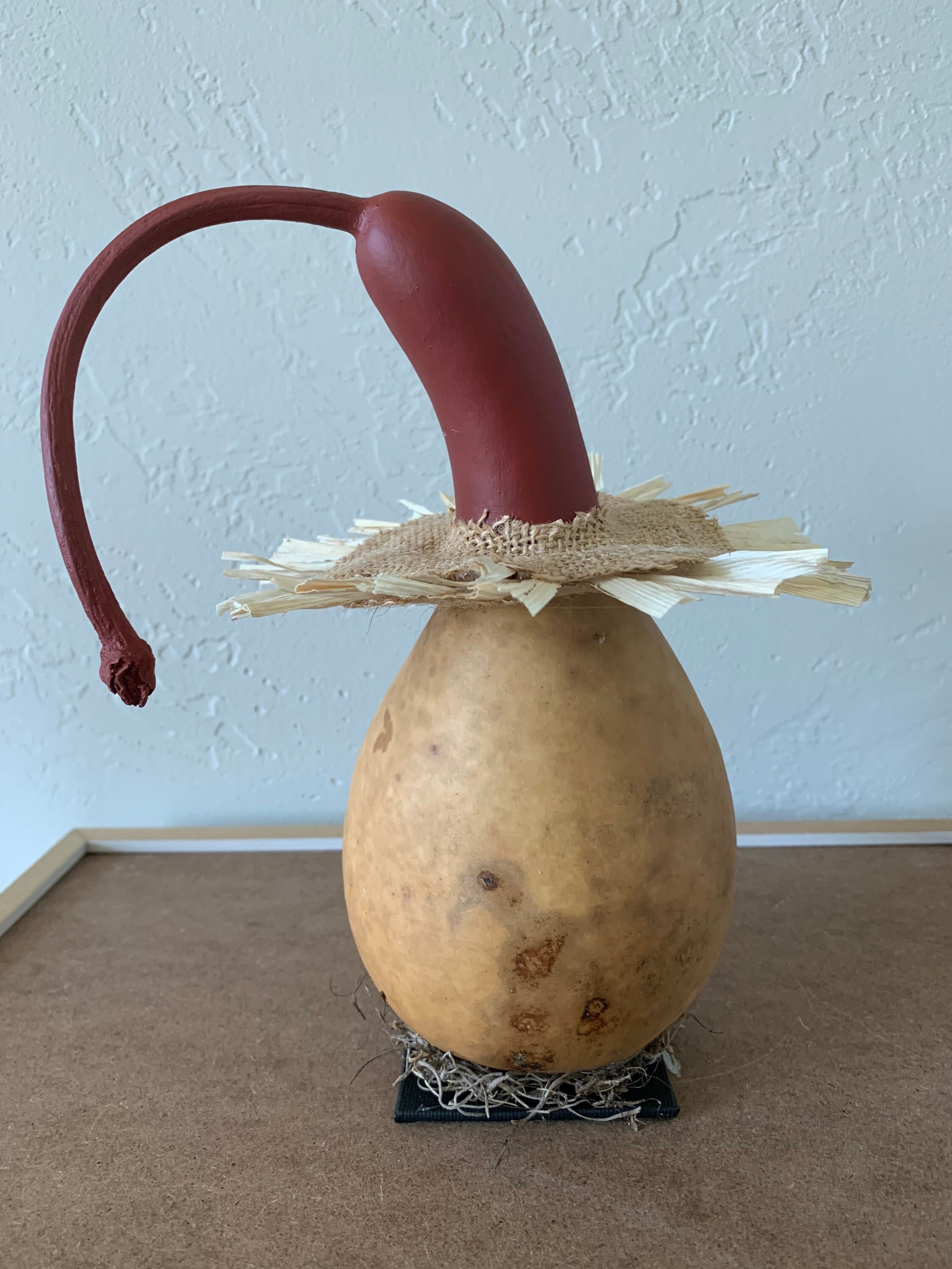 Scarecrow Gourd, Scarecrow Decor, Fall Scarecrow - Etsy